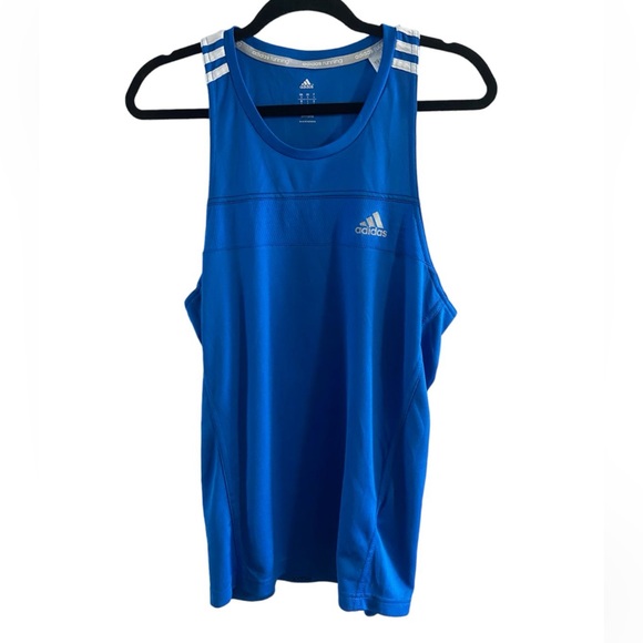adidas | Tops | Adidas Blue Running Tank Top | Poshmark